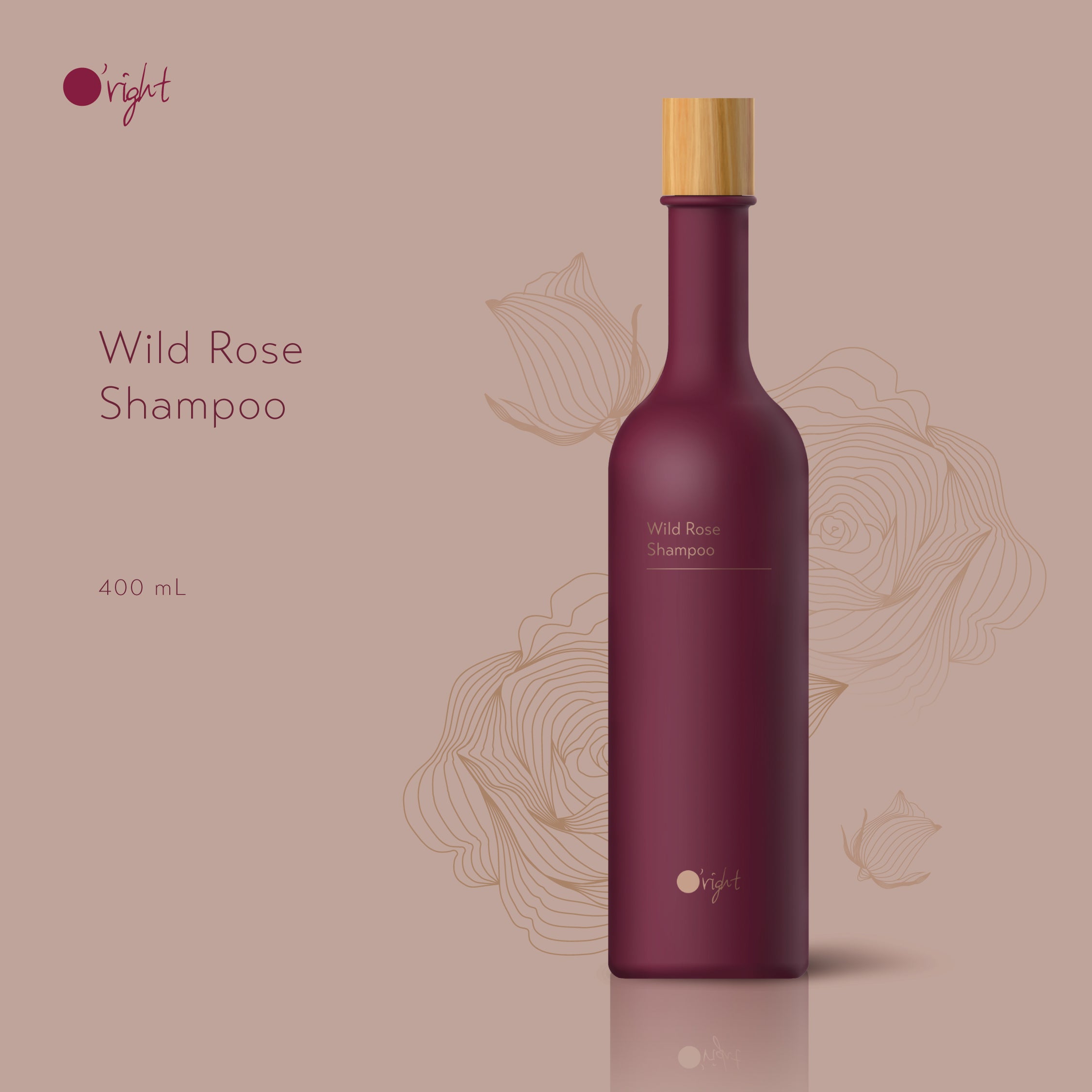 WILD ROSE SHAMPOO 400ML – O'right South Africa